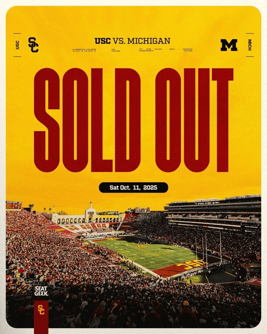 The USC-Michigan Game Is Sold Out (Sort Of. Not Really) – InsideUSC ...